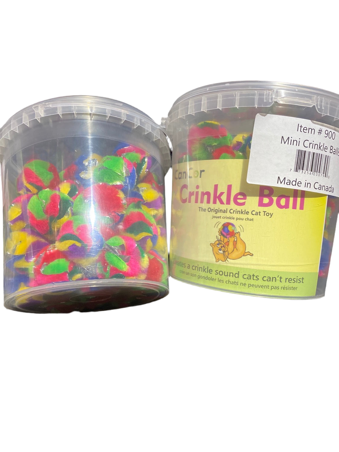 MINI CRINKLEBALL CONTAINER (50) – W & M Pet Supplies