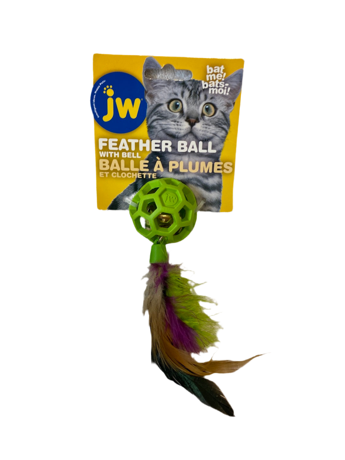 CATACTION FEATHER BALL WITH BELL – W & M Pet Supplies